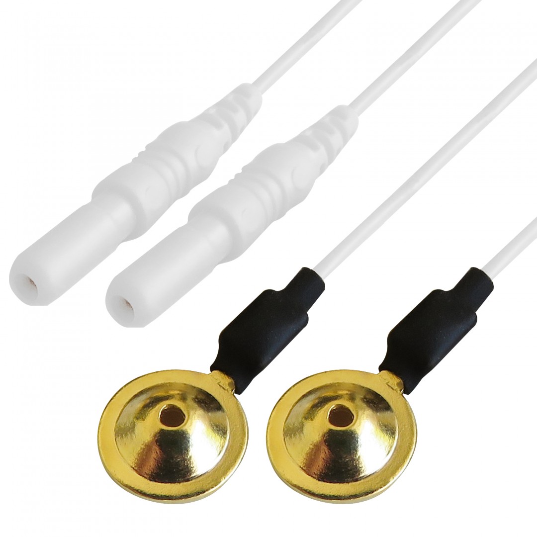 Compumedics Gold Cup Electrodes - 2 pack White 30" (Somte PSG ...